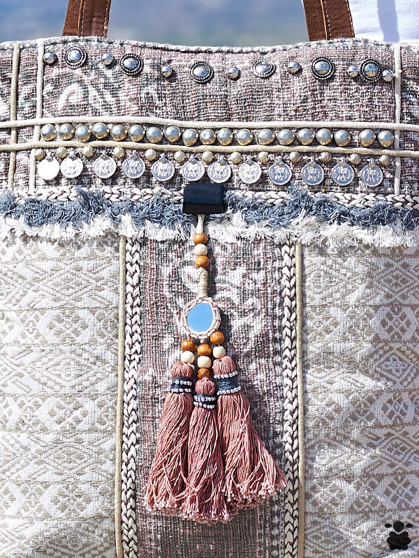 Bolso boho chic étnico 100% algodón Oveja Bohemia