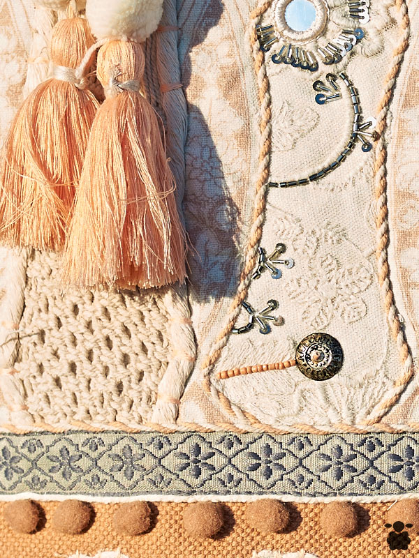 Bolso boho chic Foxx camel - Oveja Bohemia